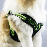 China Custom Neoprene Anti Lost Pet Vest Harness with Reflective Safety for Dogs Sizes S M L for sale