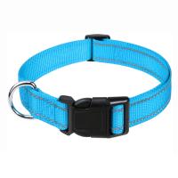 China Stylish Nylon Pet Collar Rust Resistant Waterproof Reflective Dog Collars for sale