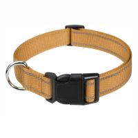 China Stylish Nylon Pet Collar Rust Resistant Waterproof Reflective Dog Collars for sale