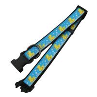 China Custom Printed Woven Personalized Pet Collars Fancy Ribbon Dog Collars for sale