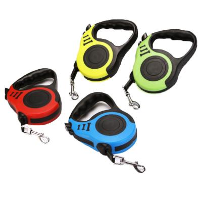 China Plastic Material Auto Dog Leash Pet Accessory Retractable Dog Lead for sale