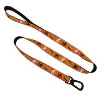 China Sublimation Heat Transfer Pet Traction Rope Custom Cute Dog Leash for sale