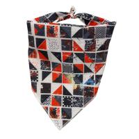 China Wholesale Custom Logo Dog Bandana Square Triangle Cotton Pet Scarf 500 Pcs MOQ for sale