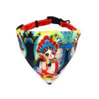 China Custom Printed Cotton Dog Bandana Collar Triangle Scarf for All Seasons 500 Pcs MOQ for sale