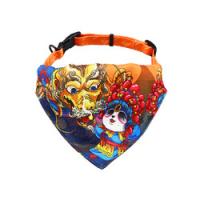 China Custom Printed Cotton Dog Bandana Collar Triangle Scarf for All Seasons 500 Pcs MOQ for sale