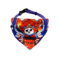 China Custom Printed Cotton Dog Bandana Collar Triangle Scarf for All Seasons 500 Pcs MOQ for sale