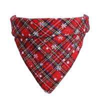 China Cotton Dog Bandana Christmas Red Green Adjustable Small Pet Scarf 500 Pcs MOQ for sale
