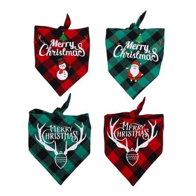 China Polyester Pattern Personalized Pet Bandana Triangle Dog Cooling Bandana for sale
