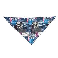 China Washable Custom Dog Bandana Adjustable Pet Scarf Cotton Plaid 500 Pcs MOQ for sale
