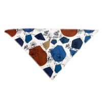 China Washable Custom Dog Bandana Adjustable Pet Scarf Cotton Plaid 500 Pcs MOQ for sale