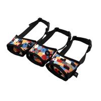 China Adjustable Breathable Dog Muzzle 16x28cm Anti Biting Pet Mouth Cover for Large Dogs for sale