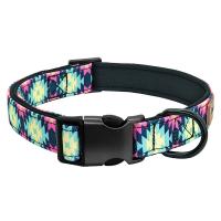 China Polyester Pet Dog Collar with Reflective Design Adjustable Metal Buckle for Dogs Cats Puppies for sale