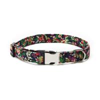China Heat Transfer Personalized Pet Collars Metal Buckle Custom Dog Collars for sale