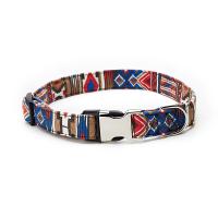 China Heat Transfer Personalized Pet Collars Metal Buckle Custom Dog Collars for sale