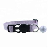 China Pu Breakaway Pet Training Collars inflatable cat collar With Bling Bell for sale