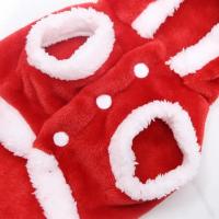 China 100% Cotton Soft Pet Christmas Jacket for Small Dogs Cats Warm Winter Coat for sale
