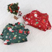 China Soft Winter Pet Christmas Sweater Warm Cotton Tulle Dog T Shirt Striped for sale