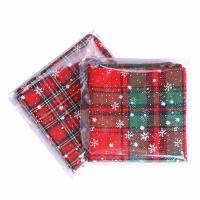 China Customized Christmas Dog Bandana Waterproof Cotton Sustainable 2 Sizes S L for sale