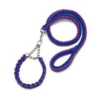 China Premium Woven Dog Collar and Leash Set Anti Shock Nylon S to XL for sale