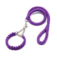 China Premium Woven Dog Collar and Leash Set Anti Shock Nylon S to XL for sale
