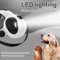 China 5M Retractable Pet Dog Leash with LED Light Flashlight and Bag for Walking for sale