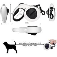 China 5M Retractable Pet Dog Leash with LED Light Flashlight and Bag for Walking for sale