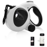 China 5M Retractable Pet Dog Leash with LED Light Flashlight and Bag for Walking for sale