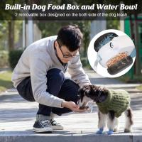 China Hands-Free LED Retractable Dog Leash With Flashlight For Small Medium Dogs for sale