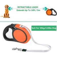 China Double Head Retractable Dog Leash 3m with Flashlight and Bag Dispenser for Large Dogs 50kg for sale
