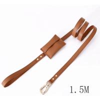 China Premium Adjustable Leather Pet Harness And Leash Set Stylish Comfortable And Durable for sale