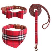 China luxurious Collars Triangular Scarves Leashes Dog Sets for sale