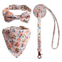 China luxurious Collars Triangular Scarves Leashes Dog Sets for sale