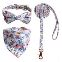 China luxurious Collars Triangular Scarves Leashes Dog Sets for sale