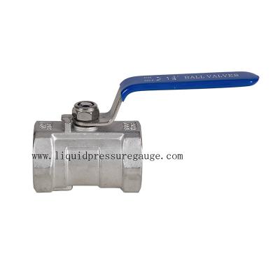 China 1-1/4 Inch Standard Port Instrument Manifold Ball Valve 1 PC SS304 1000 psi for sale