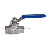China Stainless Steel 2 PC Full Port Ball Valve 1000 psi 3/8 NPT Female to Female for sale