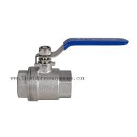 China Stainless Steel 2 PC 1 Inch Manifold Ball Valve 212 F 1000 psi NPT BSP for sale