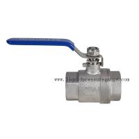 China Stainless Steel 2 PC 1 Inch Manifold Ball Valve 212 F 1000 psi NPT BSP for sale
