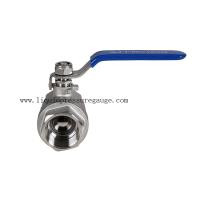 China Stainless Steel 2 PC 1 Inch Manifold Ball Valve 212 F 1000 psi NPT BSP for sale