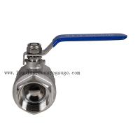 China Stainless Steel 2 PC Instrument Manifold Ball Valve 1-1/4 Inch Female NPT 1000 psi for sale