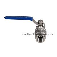 China 2 PC 1/2 Inch Stainless Steel Ball Valve NPT Male to Female 1000 psi for sale