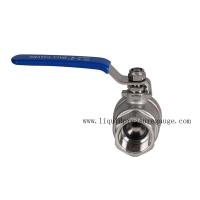 China 2 PC 3/4 Inch Stainless Steel Ball Valve 1000 Psi NPT Male to Female for sale