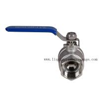 China Stainless Steel 2 Piece Instrument Manifold Ball Valve 1 Inch 1000 Psi High Pressure for sale