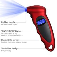 China Digital Tire Pressure Gauge 150PSI Backlit LCD Handheld Tester with 4 Measurement Units for sale