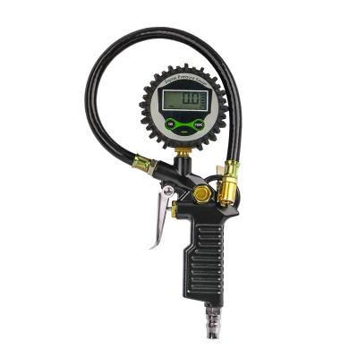 China Digital LCD Tire Pressure Gauge 200psi Car Inflator Monitor with LED Backlight for sale