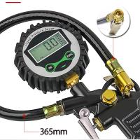 China Digital LCD Tire Pressure Gauge 200psi Car Inflator Monitor with LED Backlight for sale