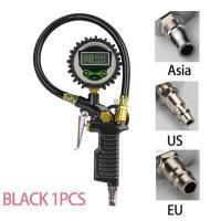 China Digital LCD Tire Pressure Gauge 200psi Car Inflator Monitor with LED Backlight for sale