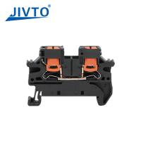China PTV 2.5 DIN Rail Terminal Block Push-in Connection 2.5mm² 26-12AWG Cable Wire Connector for sale