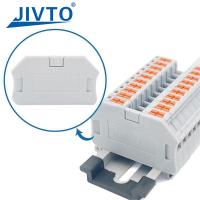 China D-PTV 2.5/4 End Cover for PTV 2.5 Push-in Wire Connector DIN Rail Terminal Block 2mm Width for sale