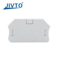 China D-PTV 2.5/4 End Cover for PTV 2.5 Push-in Wire Connector DIN Rail Terminal Block 2mm Width for sale