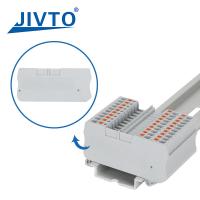 China D-PT1.5-TW End Barrier Plate 54.5x24.6x2.2mm for PT 1.5-TW Twin Wire DIN Rail Terminal Block Accessories End Cover for sale